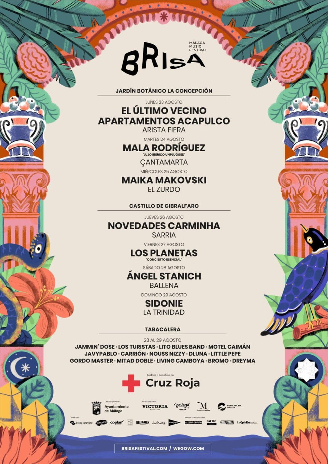Brisa Festival llega en agosto a Málaga
